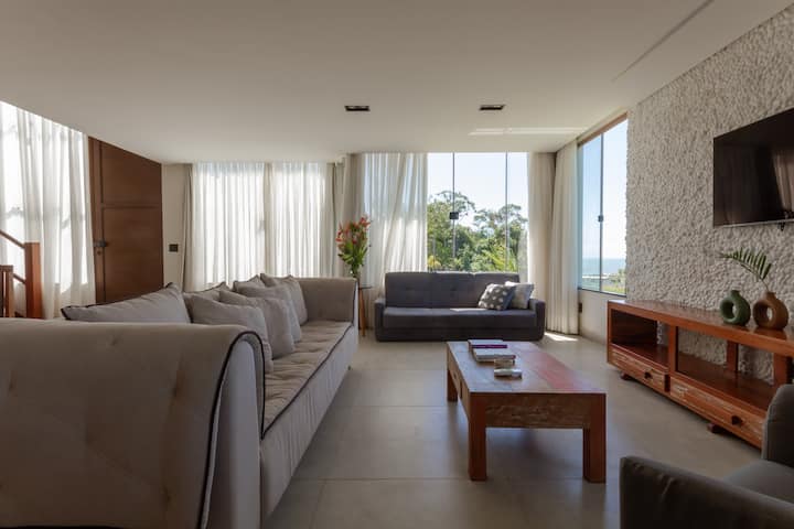 Casa Flor Condominio Vista Mar 3 Min Praia Resende - Itacaré