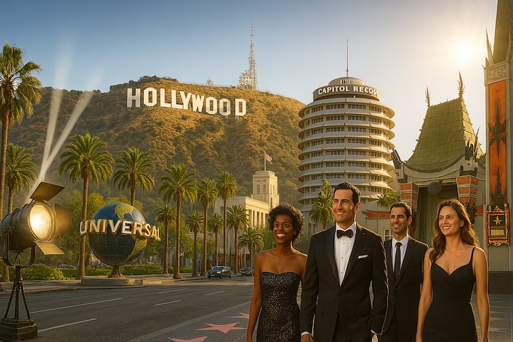 La Hollywood Capital Records Vibes Roof Top Views - Burbank, CA