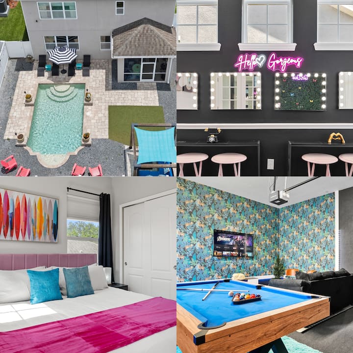 4bdrm+2 Bonus Rooms | Pool | Glam Room | Man Cave - Tampa, FL