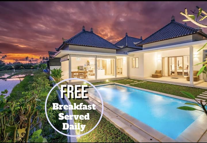 2bedroom Villa With Private Pool & Rice Field View - Bali