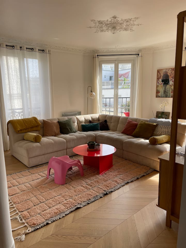 Appartement Familial 100m2- Convivial Et Calme - Paris