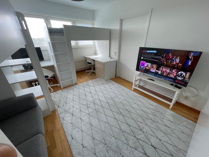 Spacious And Comfortable Room - Single Beds - ルンド