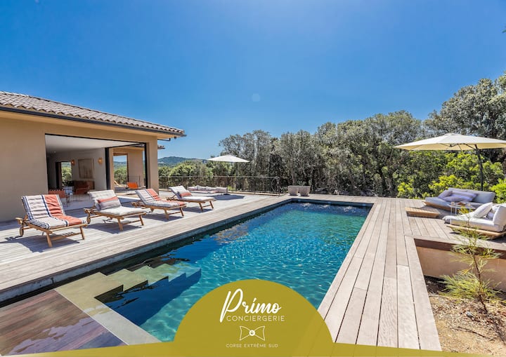 Villa Ottavia - Piscine Chauffée, Nature & Calme - Plage de Figari