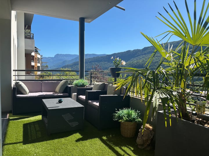 T3 Vue Panoramique +Parking Gratuit+terrasse 30 M² - Annecy