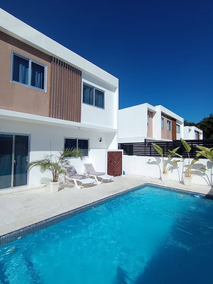 Tropical Villa 3br Private Pool (7x3m) Punta Cana - Punta Cana