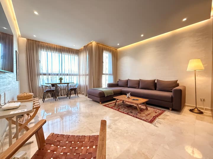 Modern&cosy 1br |Ziraoui|bright+fastwifi+parking - Casablanca