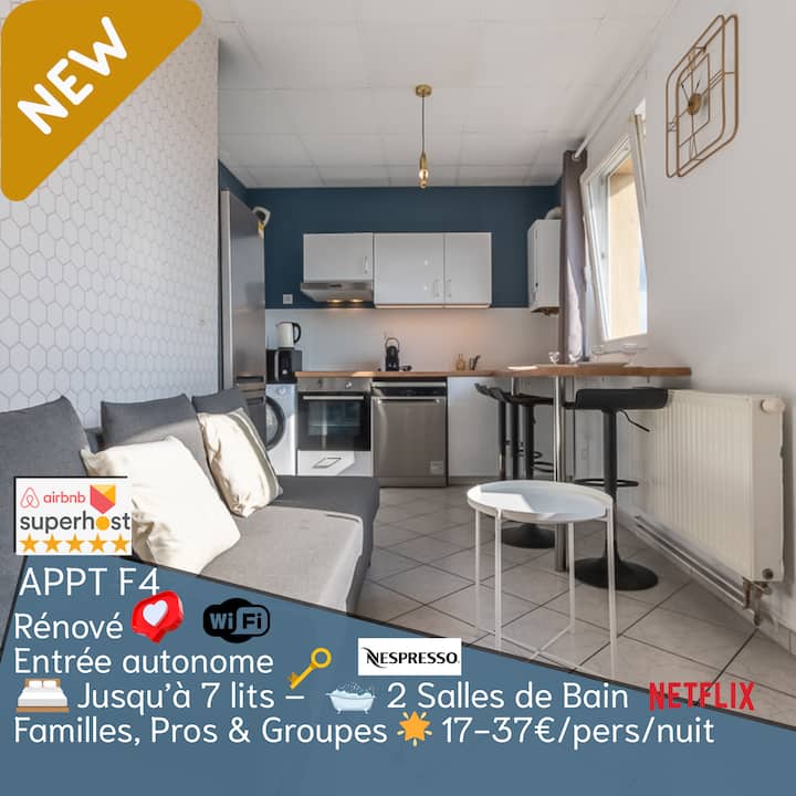 Tiny– 7lits– 2sdb– Pros Cattenom/btp/compét/tribus - Thionville