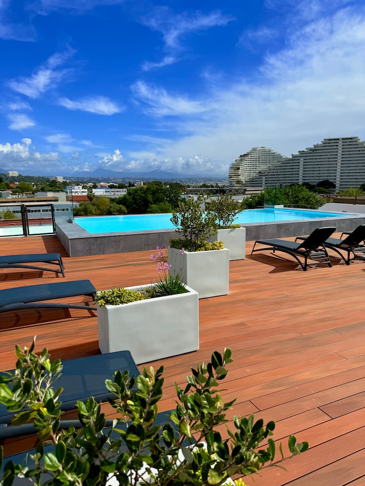L’horizon Marine Appartement Moderne Et Cosy - Villeneuve-Loubet