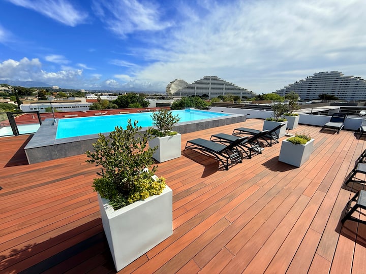 L’horizon Marine Appartement Moderne Et Cosy - Villeneuve-Loubet