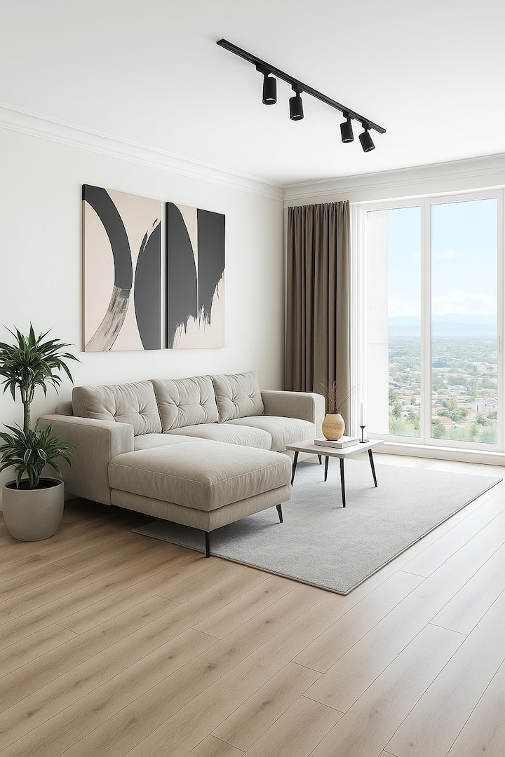 Sky City View Apartment 2 With Spa & Fitness - Skopje