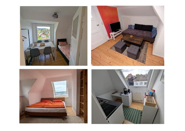 Schöne, Ruhige Dachgeschosswohnung Für 4 Personen - Kassel