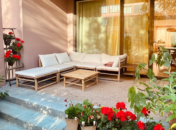 Elegant Apartment With Private Garden And Terrace - Copenhaguen