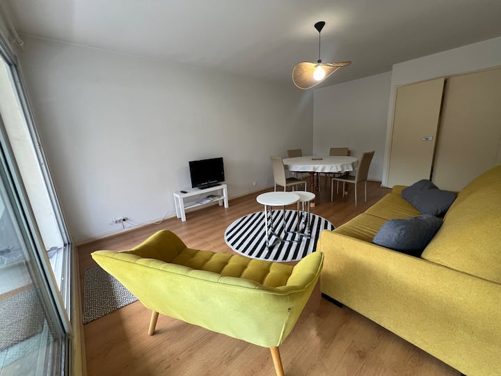 T2 Centre, Mer 200m, Terrasse, Parking, Ascenseur - Guéthary