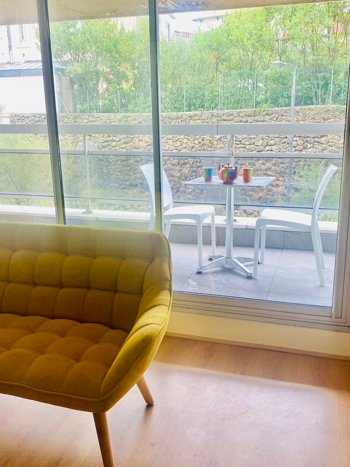 T2 Centre, Mer 200m, Terrasse, Parking, Ascenseur - Biarritz