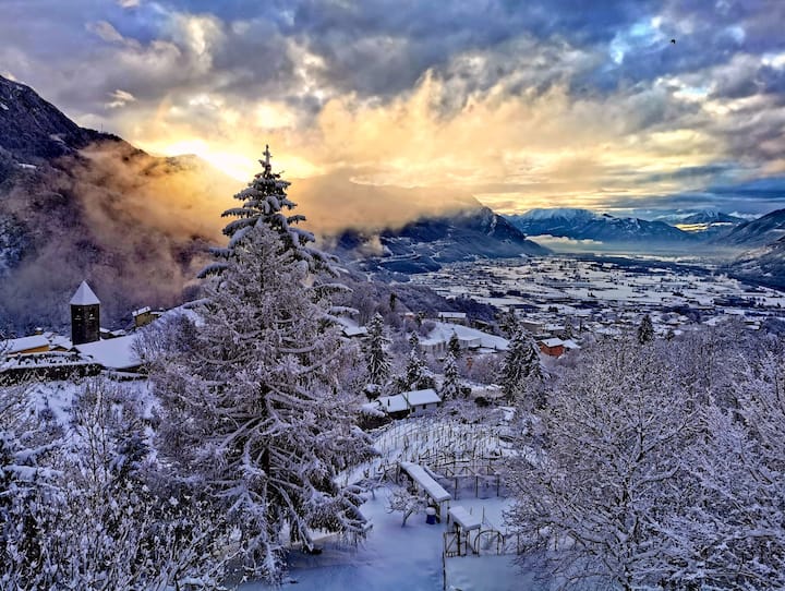 Appartement Avec Vue Sur Vallée Et Lac - Bellinzone