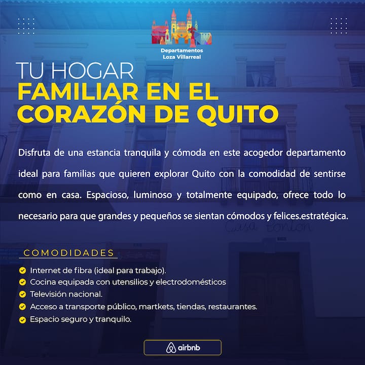 Hermoso Departamento En Pleno Centro Histórico - Quito