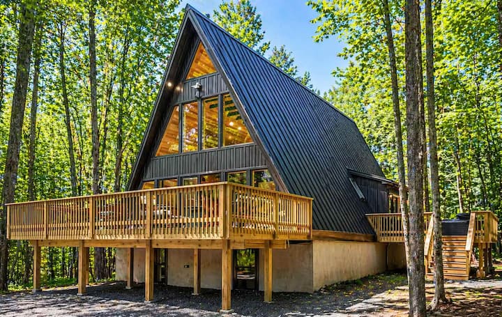 Pocono Dreamhouse | Amenity Packed Modern A-frame - Arrowhead Lake, PA