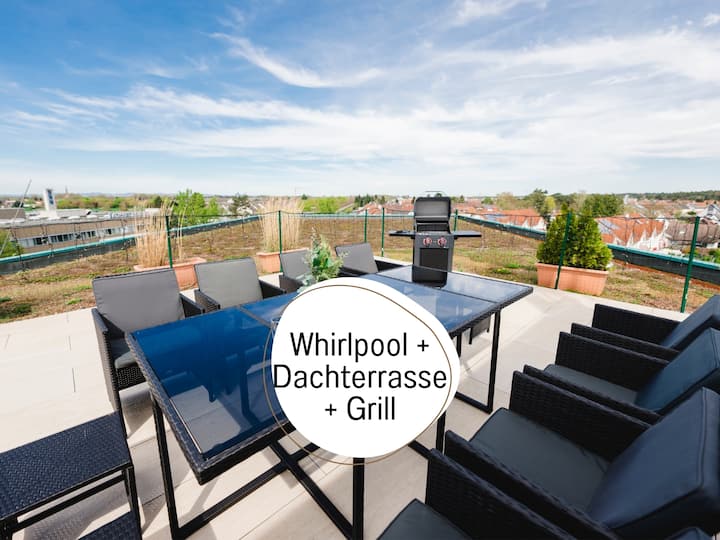 Design Penthouse -4br -2bath -Whirlpool -2 Parking - Karlsruhe