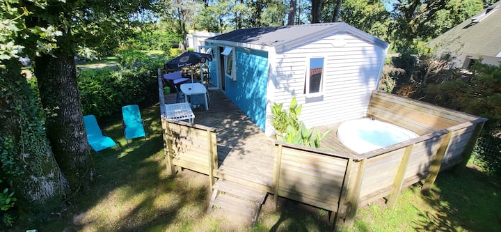 Mobilhome Avec Spa Privatif En Terrasse - Missillac