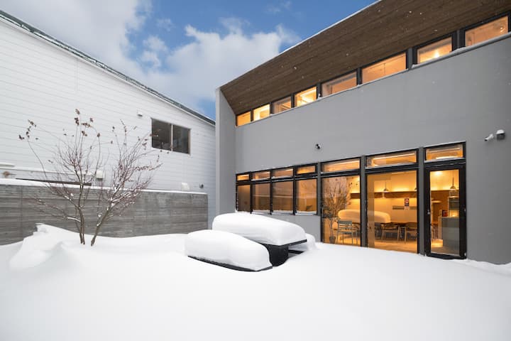 【Amairo】villa/asahiyama Zoo/ski Area/bbq/8ppl/p3 - Asahikawa