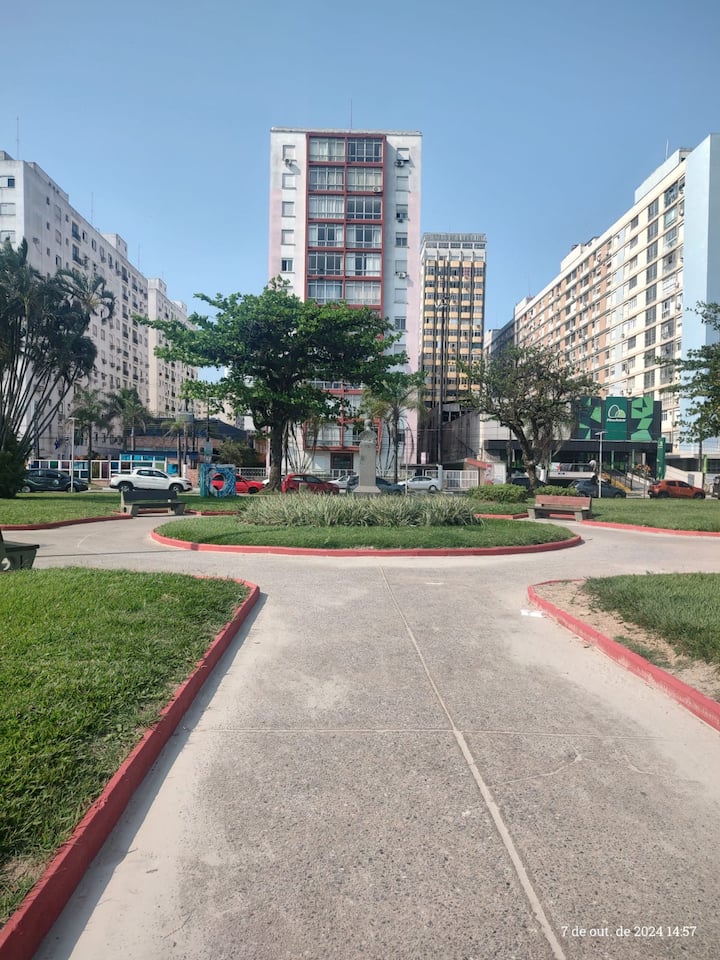 Apartment In Front Of The Beach - Santos, Brasil