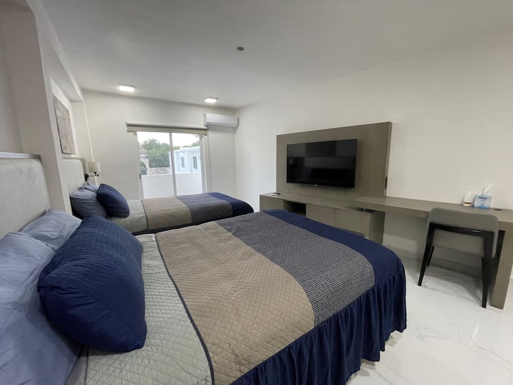 Double Room Near Airport Cancun Roomg - Cancún