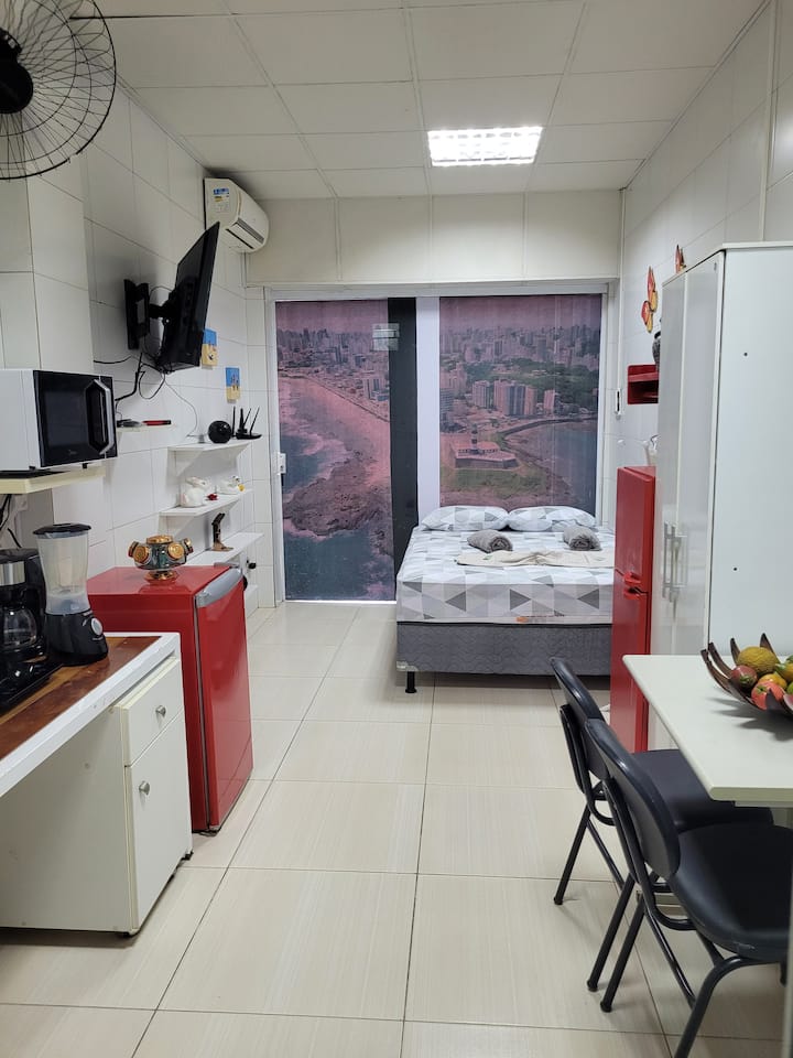 Stúdio. Farol/porto Hosp Portug - Barra, Brazil