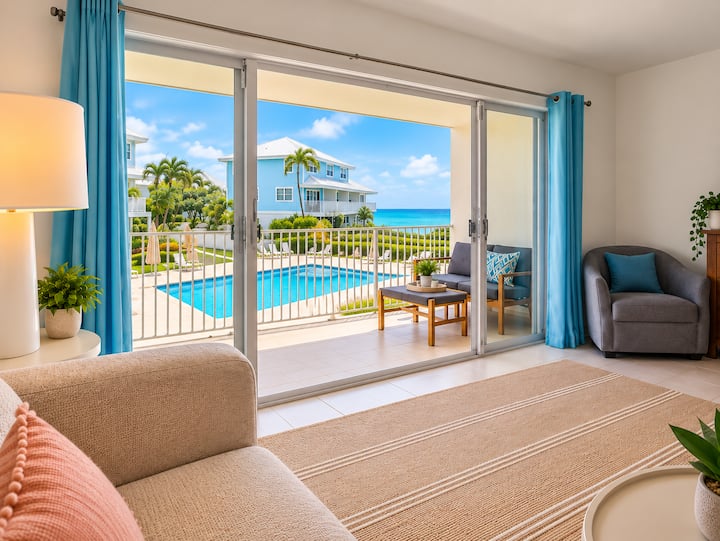 Beachfront 2br Seven Mile | Beach, Pool & Bbq - Cayman Islands