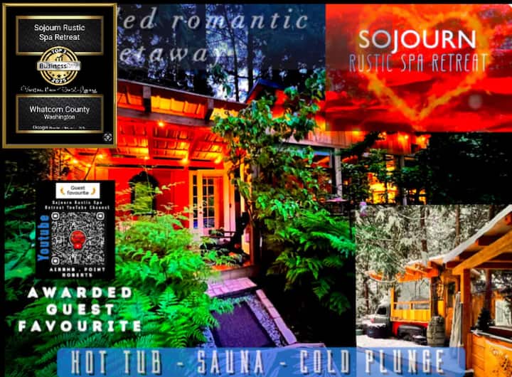 Romantic Cottage With Hot Tub, Sauna, Cold Plunge - Point Roberts, WA