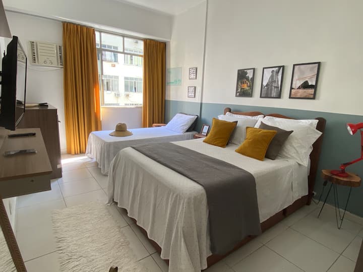 Copacabana - Posto2 100 Meters From The Beach, Up To 6 People - Copacabana