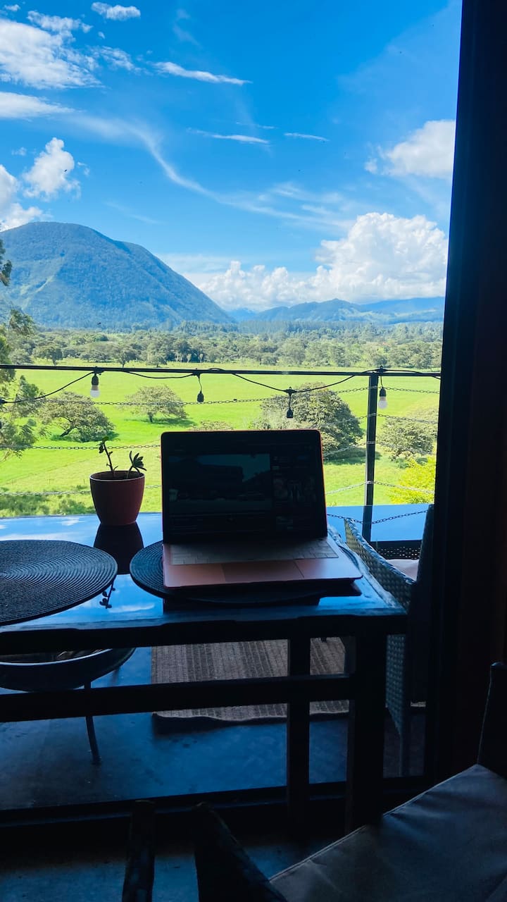 Cabaña 1 Con Hermosa Vista Al Valle - Pasco