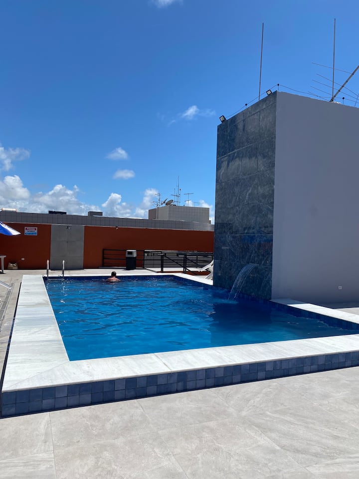 Excelente Acomodação Edifício Vista Mar C/piscina - Maceió