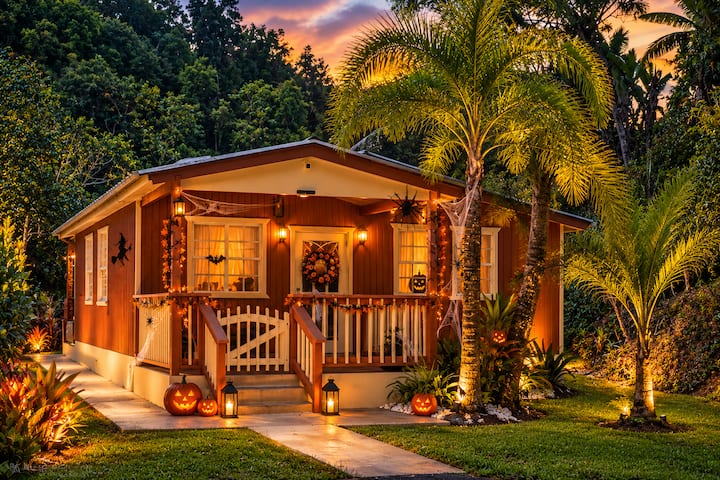 Orocovis - Wood Cabin, River, Hot Tub, Fire Pit - Puerto Rico