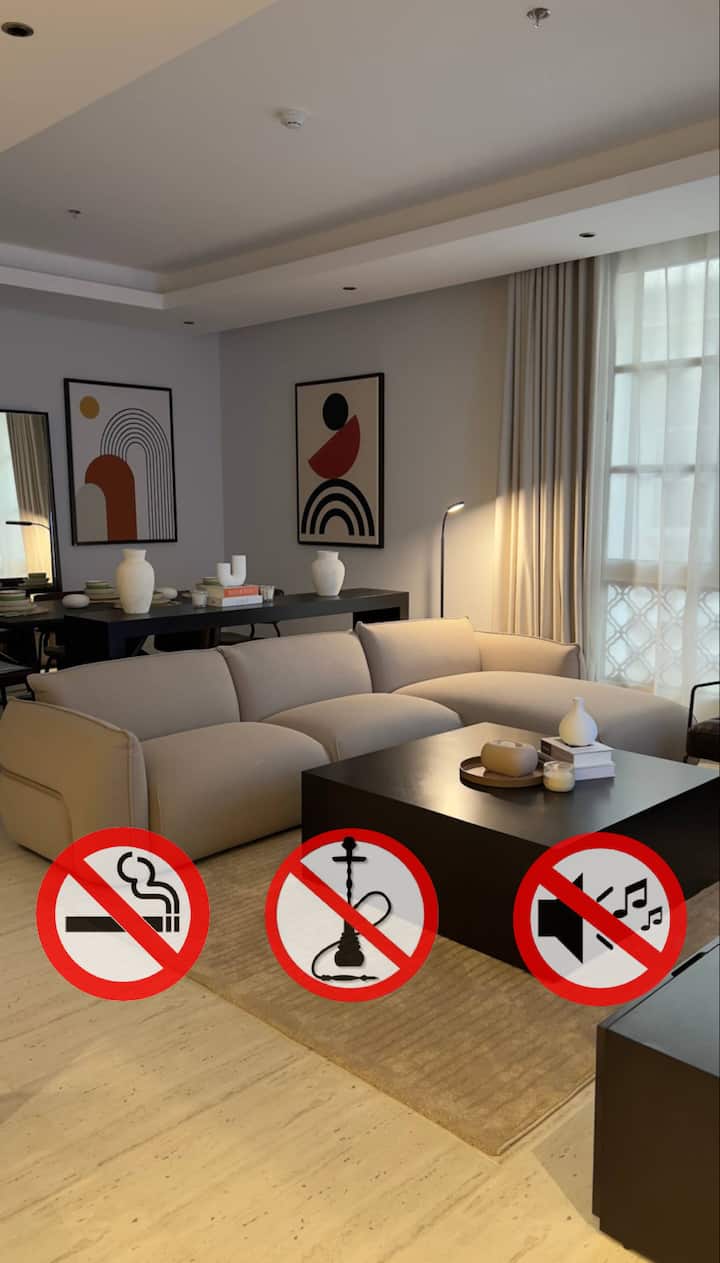 شقة فندقيه فخمة - موقف أرضي خاص/دخول ذاتي - Saudi Arabia