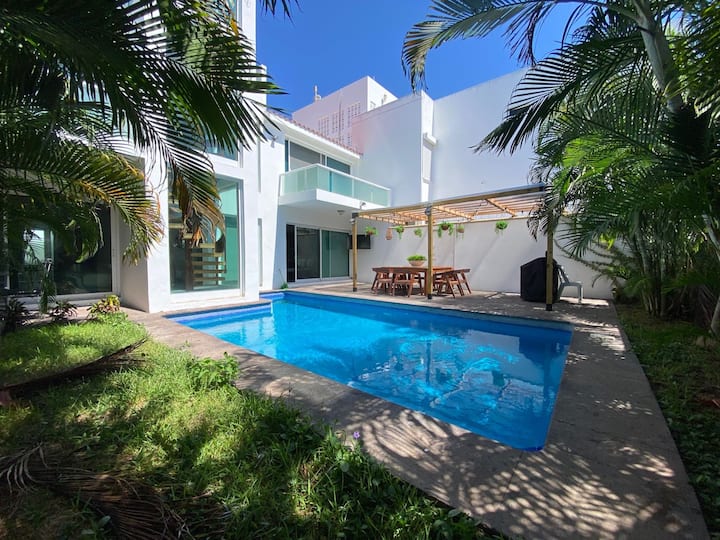 Casa En La Playa Con Alberca Privada 12+ Personas - Mazatlán