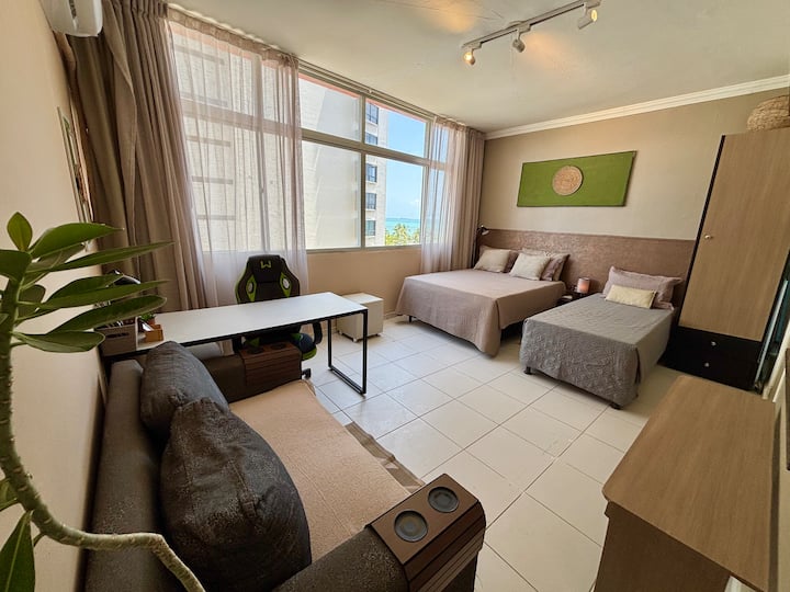 Estúdio Na Beira Da Praia/perto De Tudo - Recife