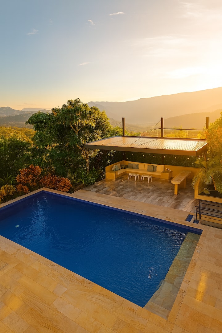 Villa Neem:piscina, Vistas Al Atardecer Y Descanso - La Mesa