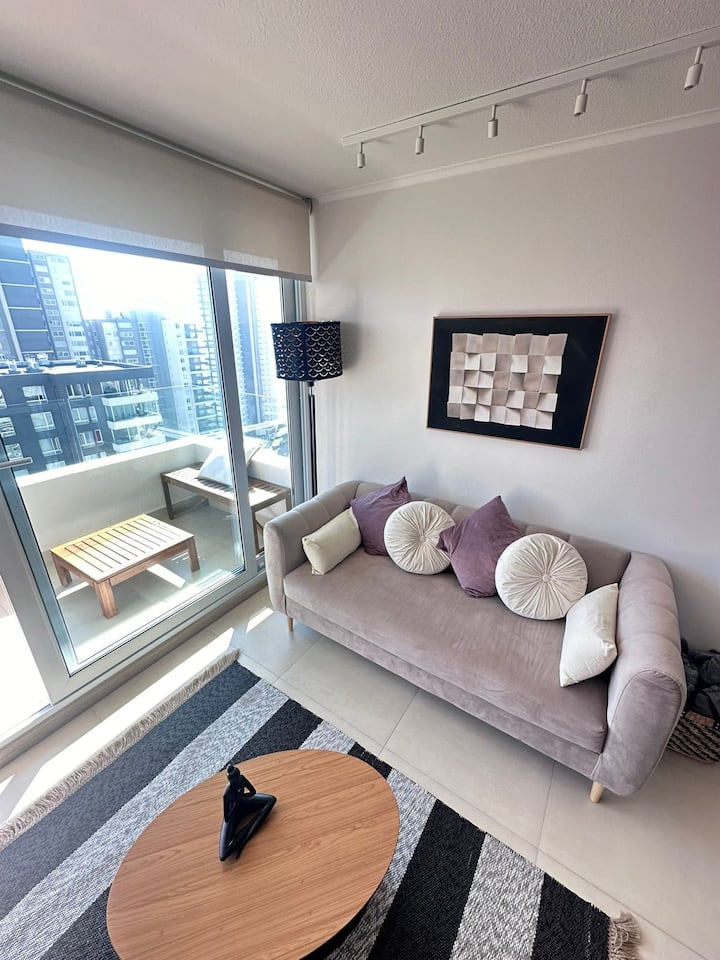 Moderno Y Acogedor Departamento - Concón