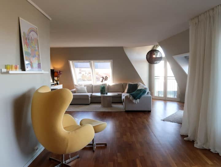 Stor Penthouse Leilighet I Bryne Sentrum. - Bryne