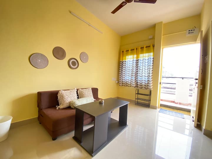 Comfortable 3 Guests 1.5bhk, No Parking, Wifi- 102 - Bengaluru