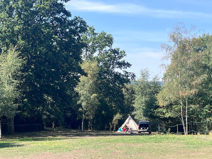 Camping In The South Downs Countryside - Alton