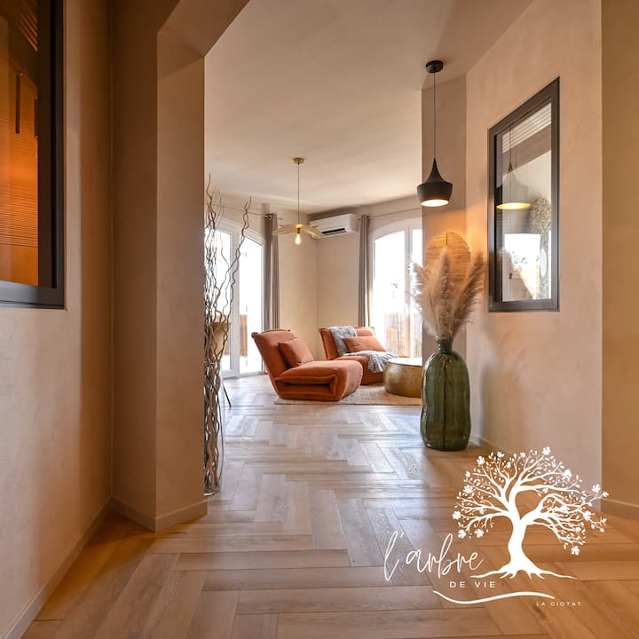 Le N°5 "Du Charme" à 1min à Pied De La Mer. - La Ciotat