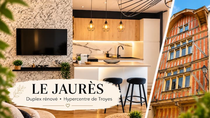 Le Jaurès : Duplex Cosy Au Cœur De Troyes - Troyes