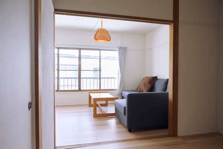 湯畑徒歩5分圏内　暮らすように泊まるアパート宿　最大3名 Shimai Stay 202 - Kusatsu