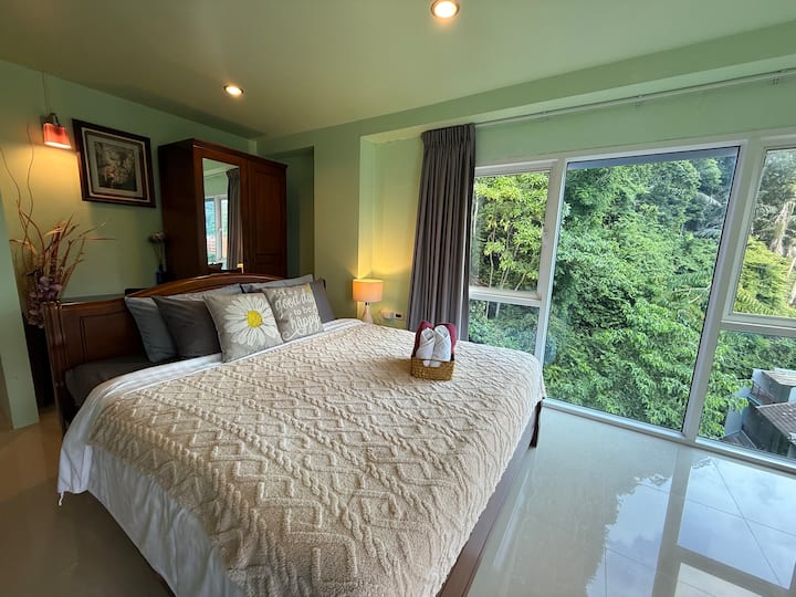 44sqm+balcony Mountain View+1.3km Toaonang Beach - Ao Nang
