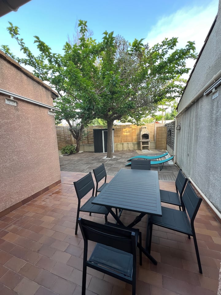 Villa 3 Ch + Clim Avec Terrasse, 200m Plage - Marseillan