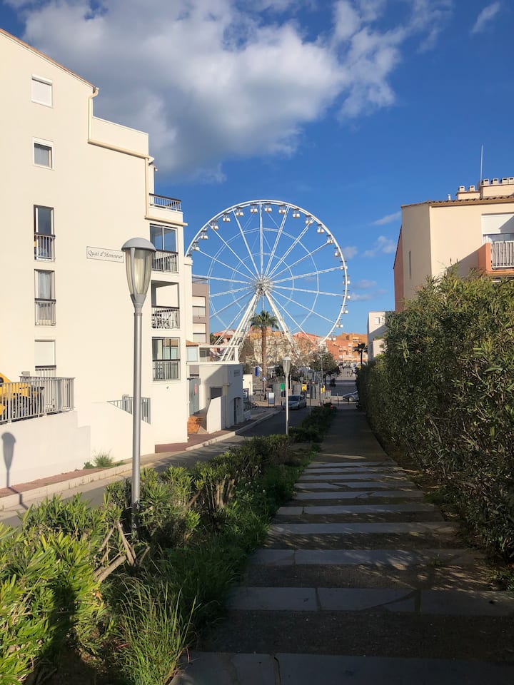 Studio Climatisé Grd Roue - Centre - Port- Plage - Agde