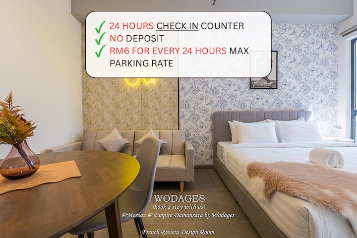 Mossaz - 50" Smart Tv - King Bed- Near To 1 U - Petaling Jaya