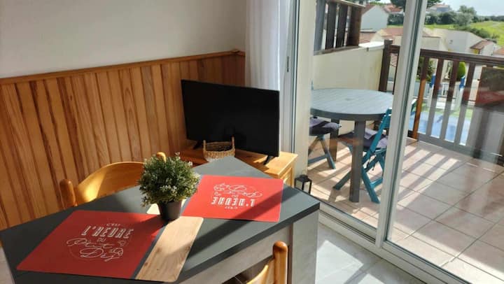 Appartement Dans Résidence
Balcon Vue Mer - Plage Les Moutiers-en-Retz