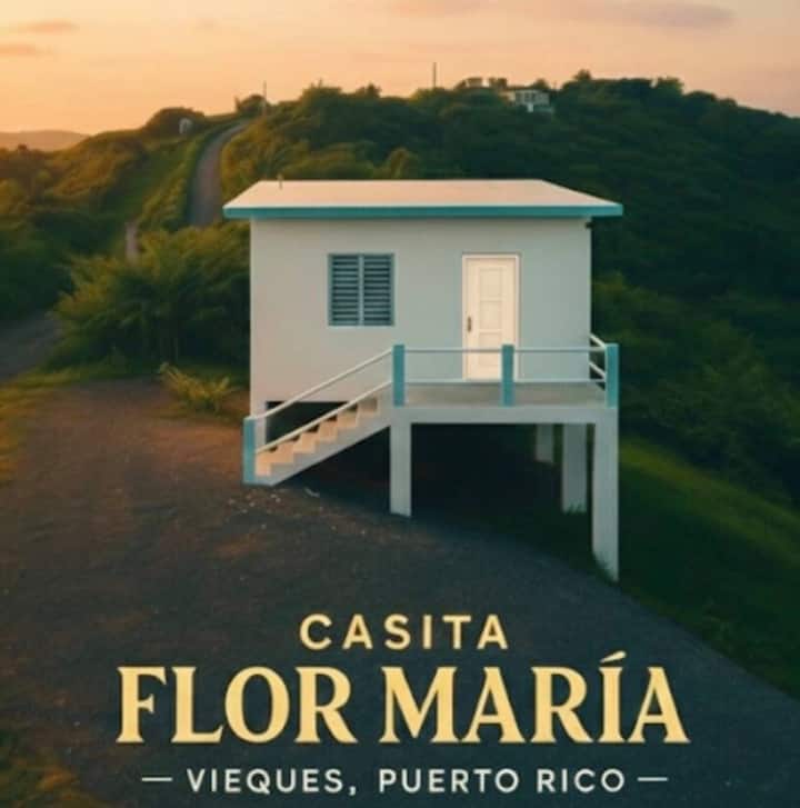 Casita Flor María Vieques W/ A/c, Kitchen & Sunset - Vieques